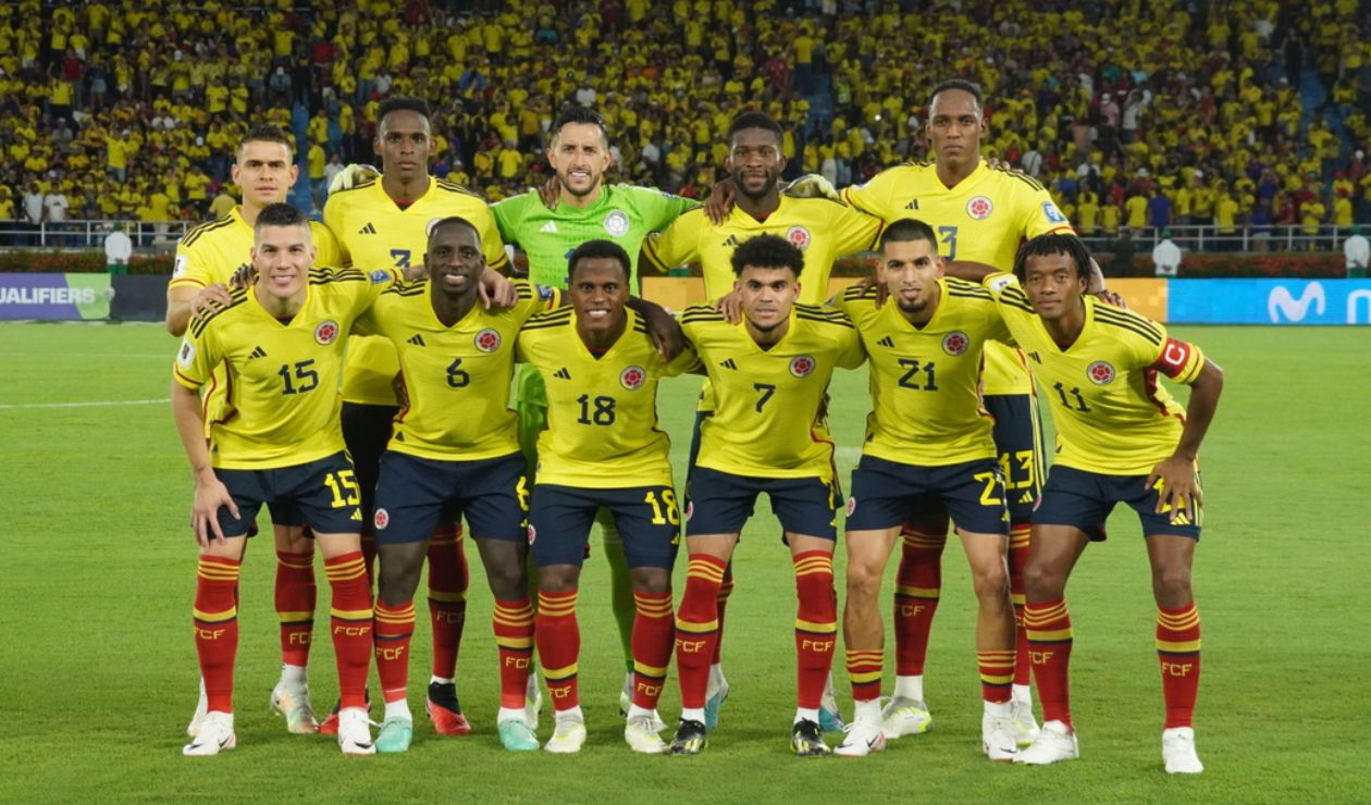 Este es el 11 inicial de la Selección Colombia para enfrentar a Paraguay